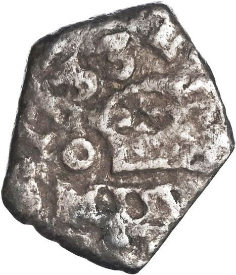 MEXICO Mexico City Silver Cob ½ Real 1733 (F) Rare Fully Dated Sedwick ...