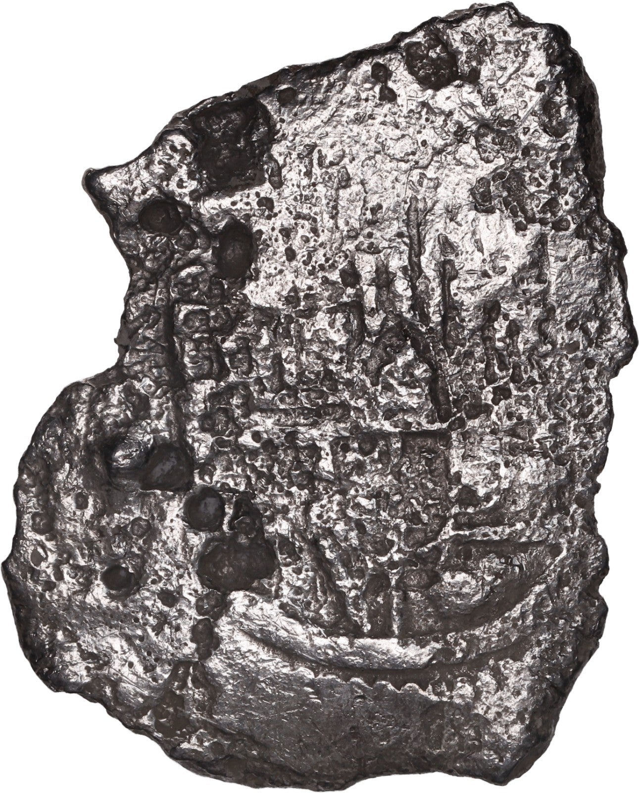 Concepcion Shipwreck (1641) MEXICO Mexico City Silver Cob 8 Reales wit ...