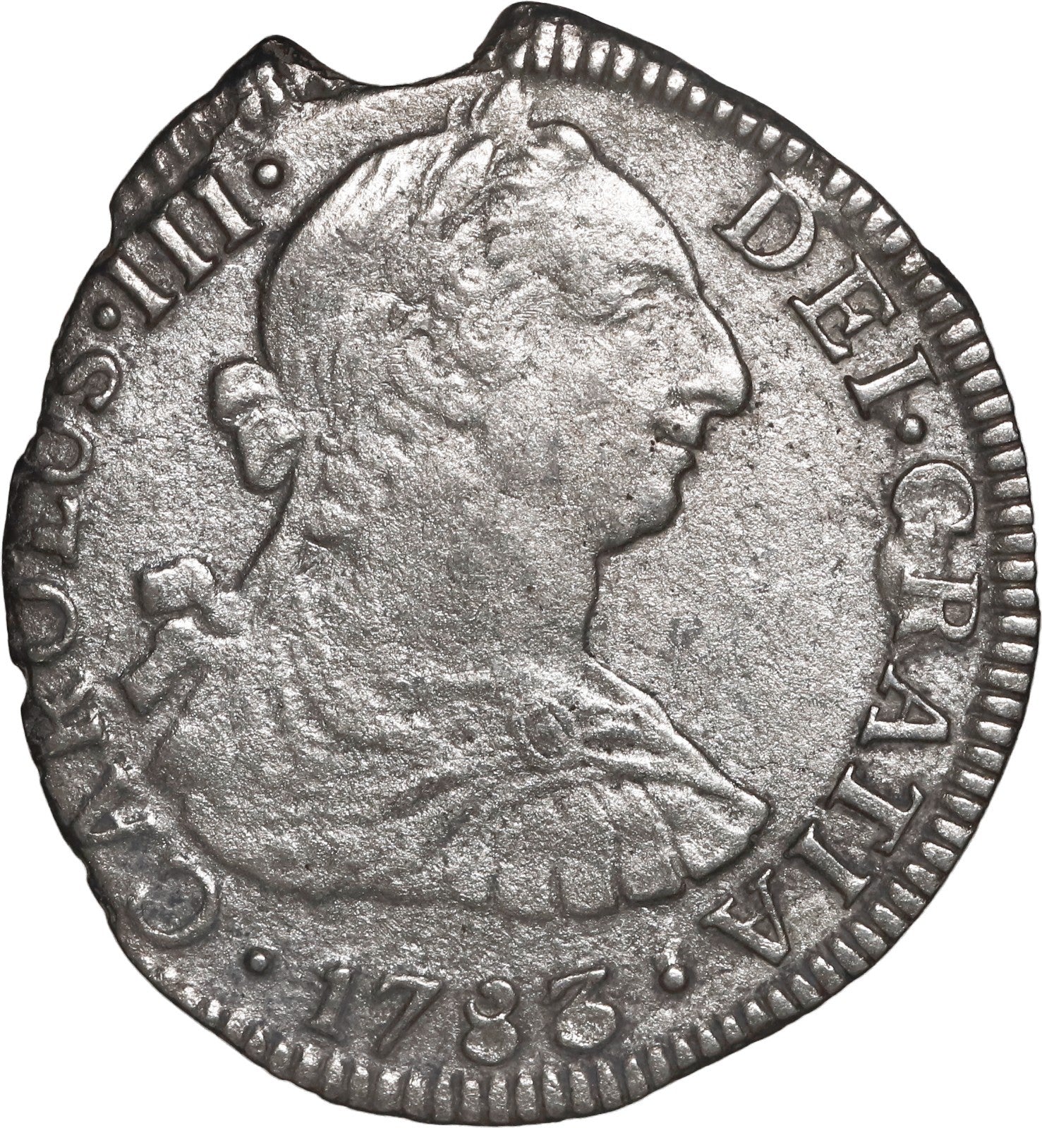 El Cazador Shipwreck (1784)MEXICO, Mexico City, bust 2 reales, Charles ...