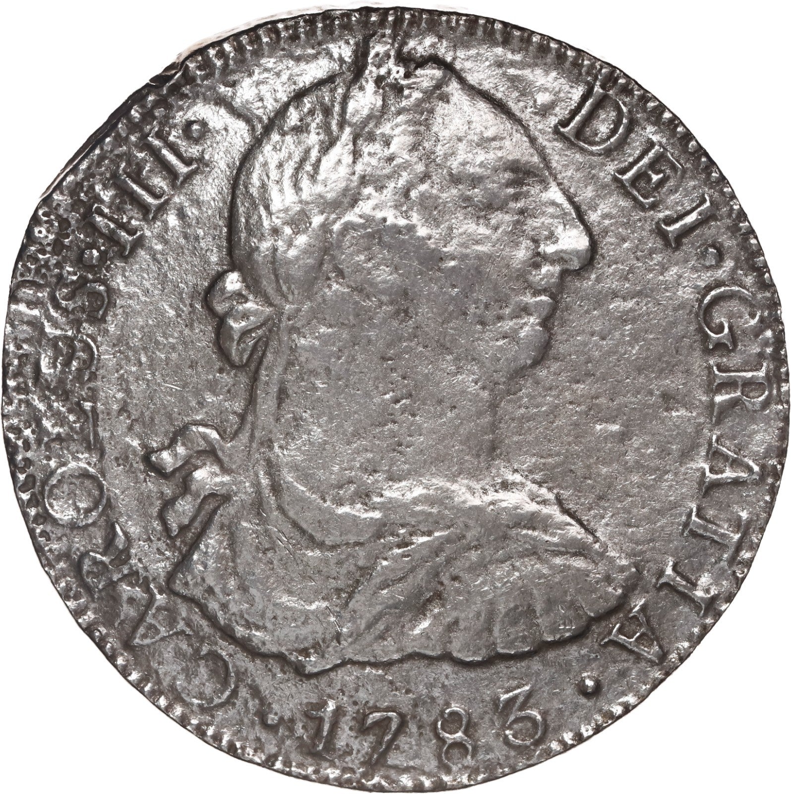 El Cazador Shipwreck (1784)MEXICO, Mexico City, bust 8 reales, Charles ...